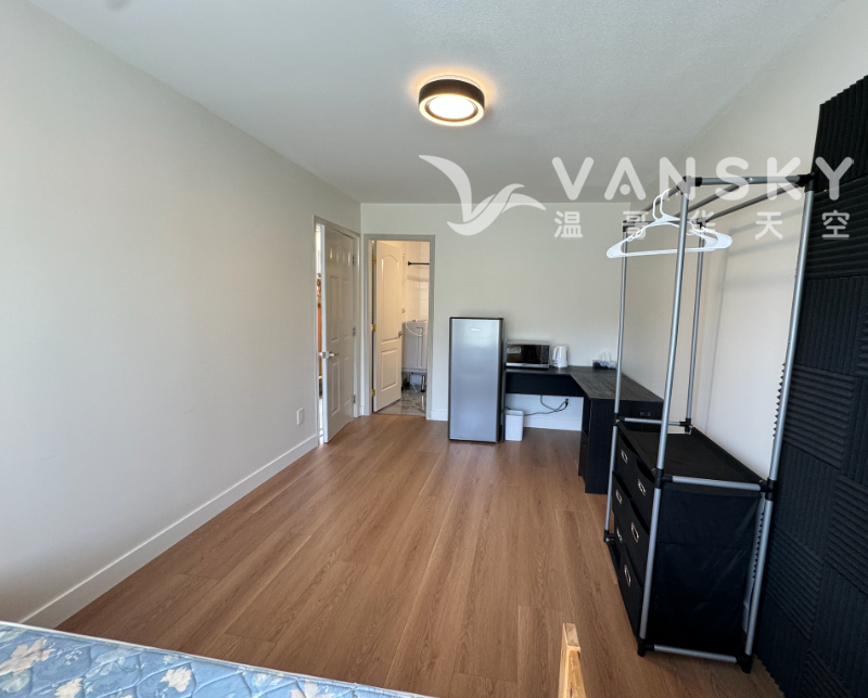 温哥华出租 全包长短租本拿比独立出入一楼明亮独立卫生间套房出租 - 温哥华天空 - Vansky.com